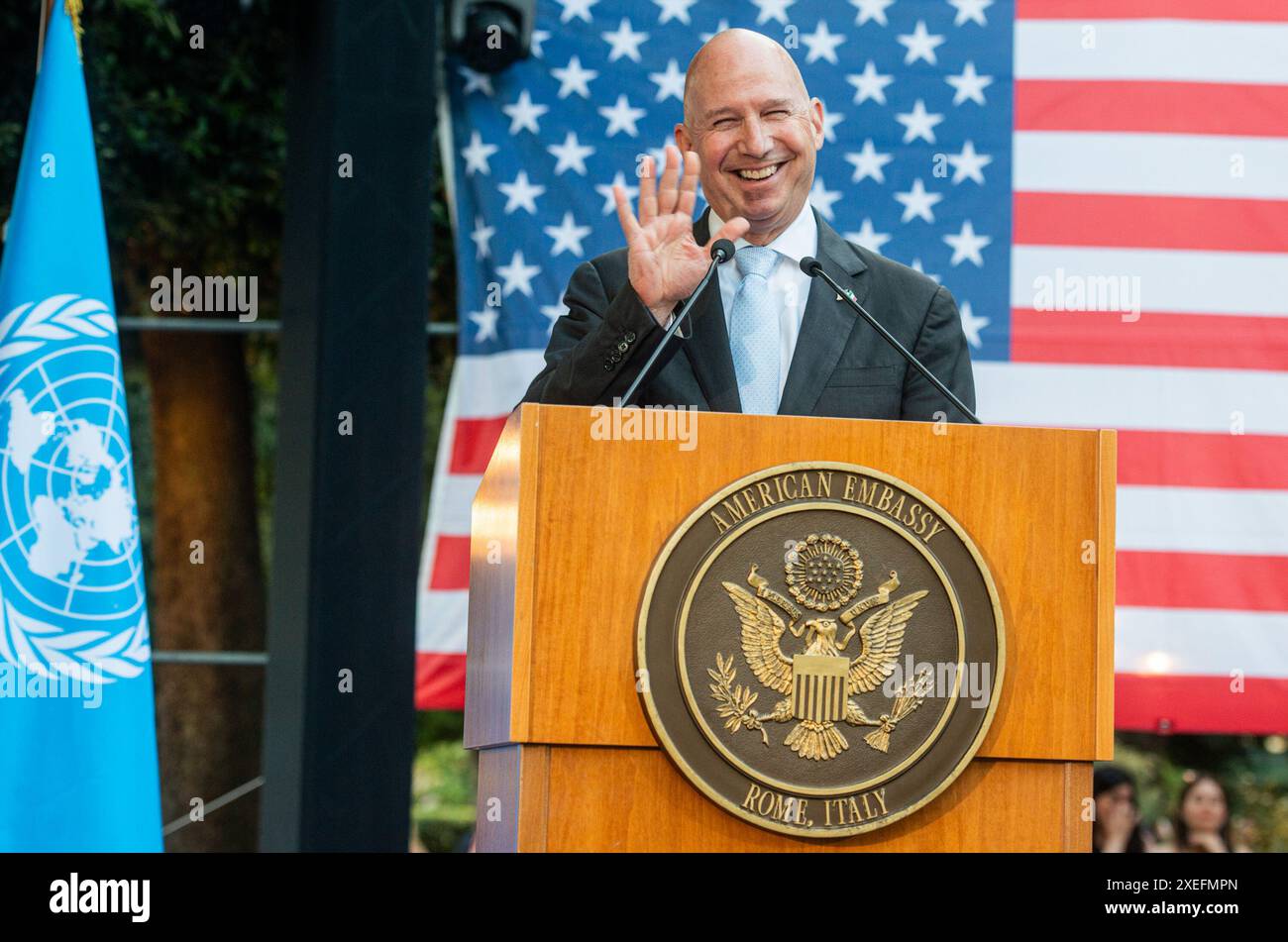 Roma, Italia. 27th June, 2024. Independence Day a Villa Taverna- Roma ...