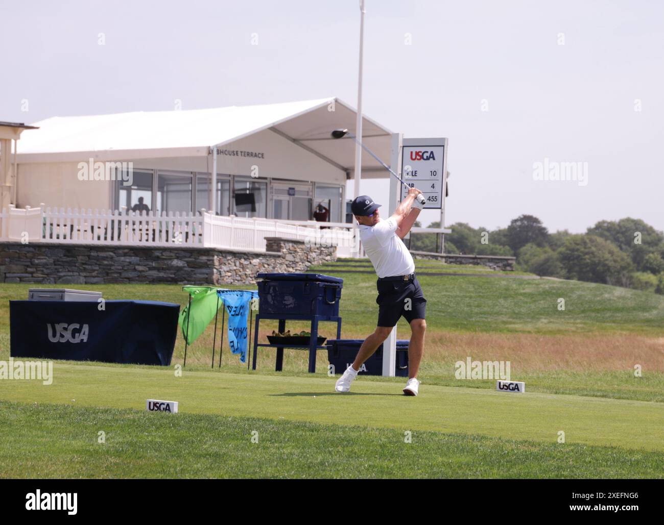 Newport, RI. June 26, 2024. Practice round at 2024 US Senior Open at ...