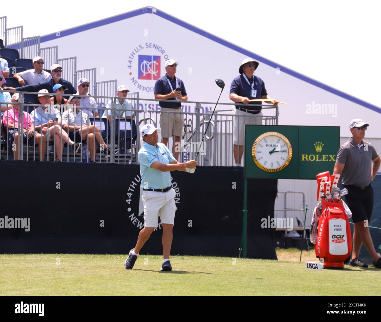 Newport, RI. June 26, 2024. Practice round at 2024 US Senior Open at ...