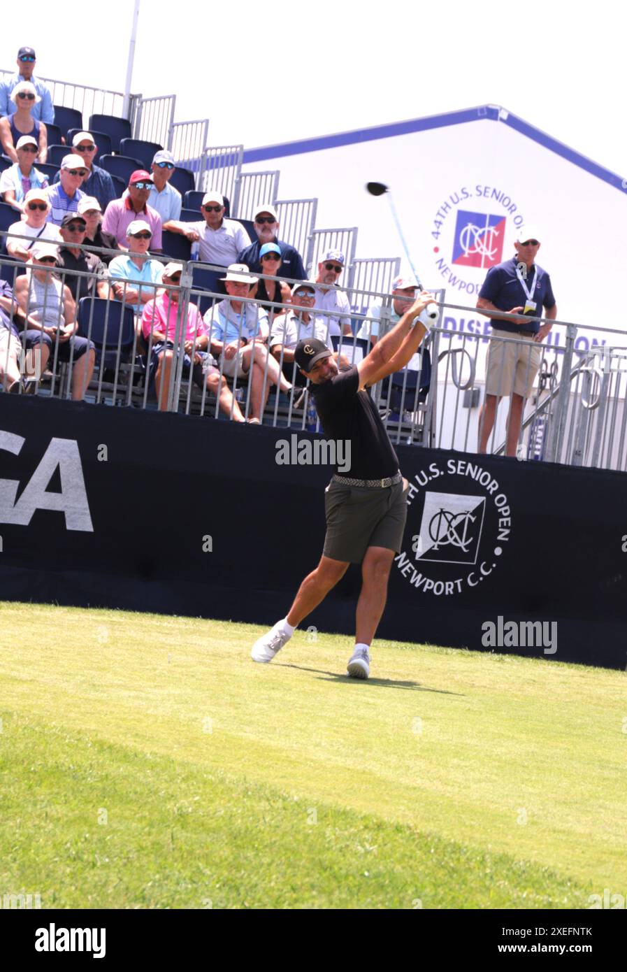 Newport, RI. June 26, 2024. Richard Bland in practice round at 2024 US ...