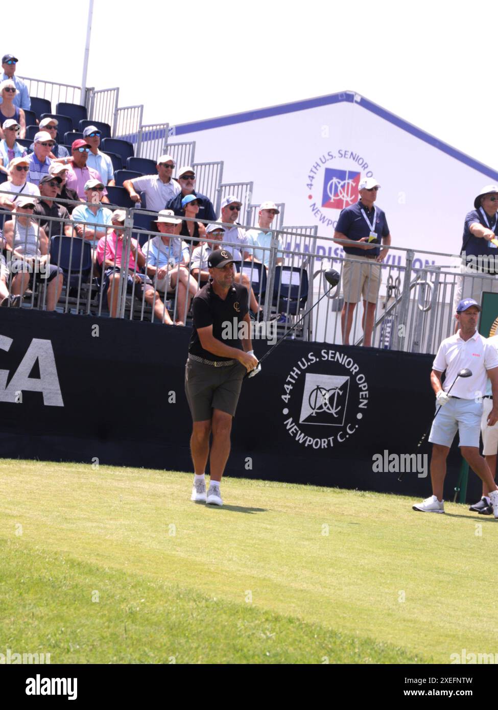 Newport, RI. June 26, 2024. Richard Bland in practice round at 2024 US ...