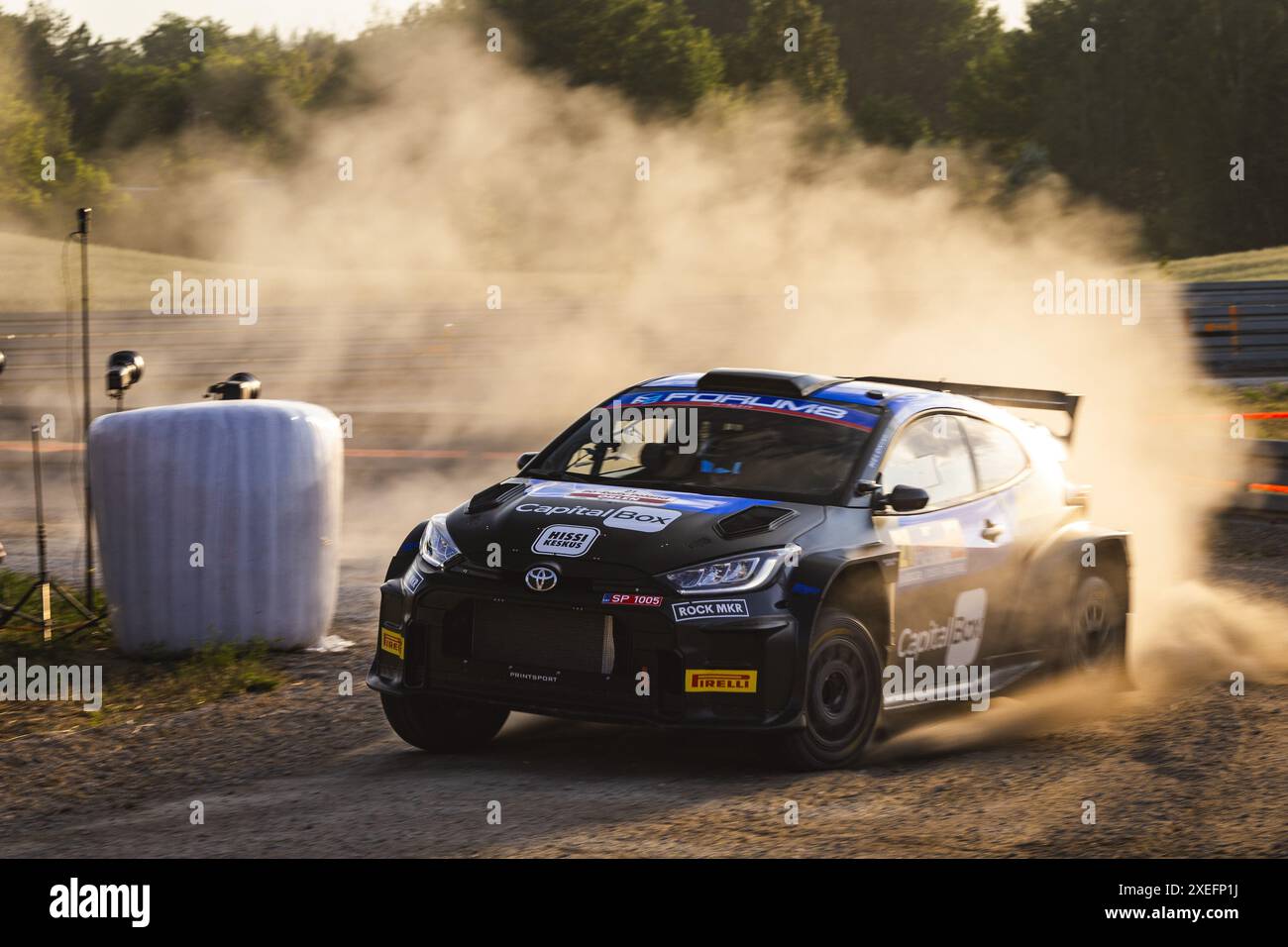 21 PAJARI Sami, MALKONEN Enni, Toyota Yaris Rally2, action during the ...