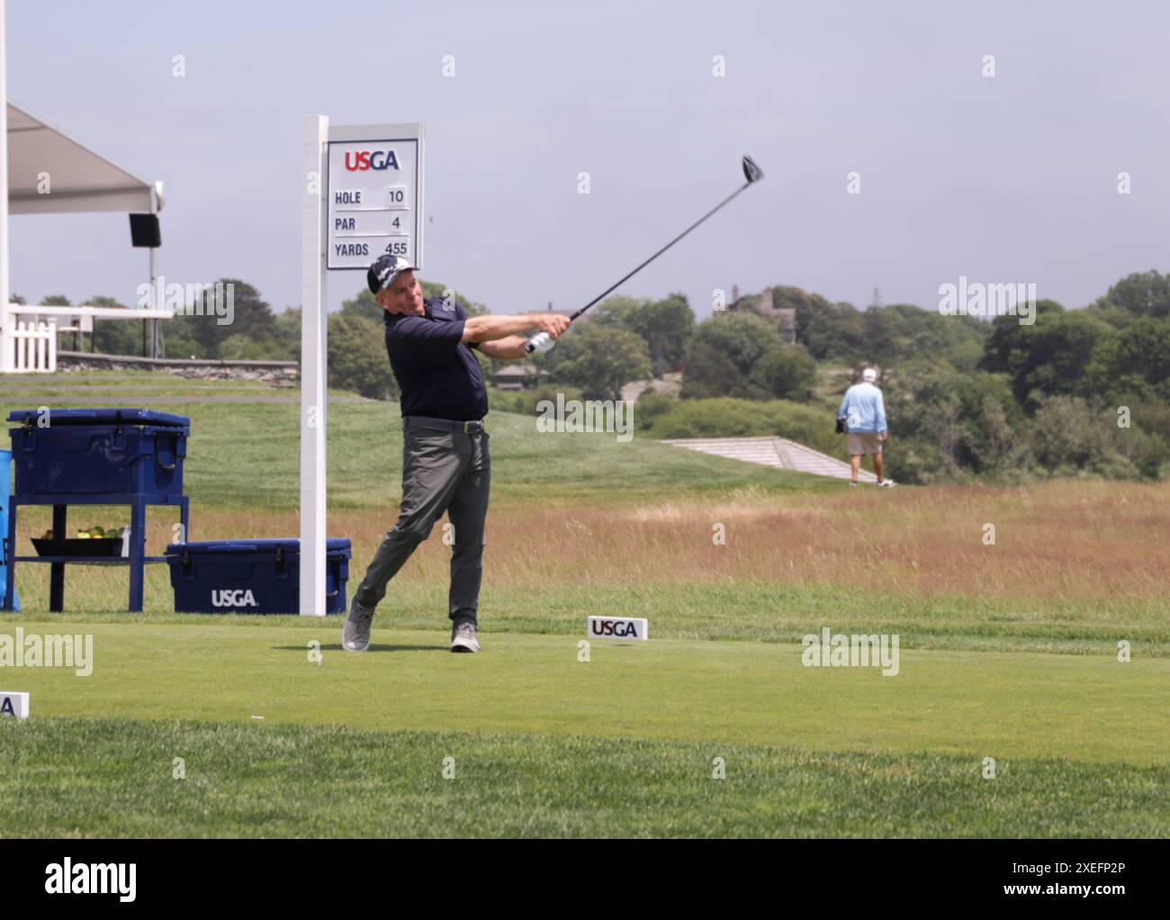 Newport, RI. June 26, 2024. Practice round at 2024 US Senior Open at ...