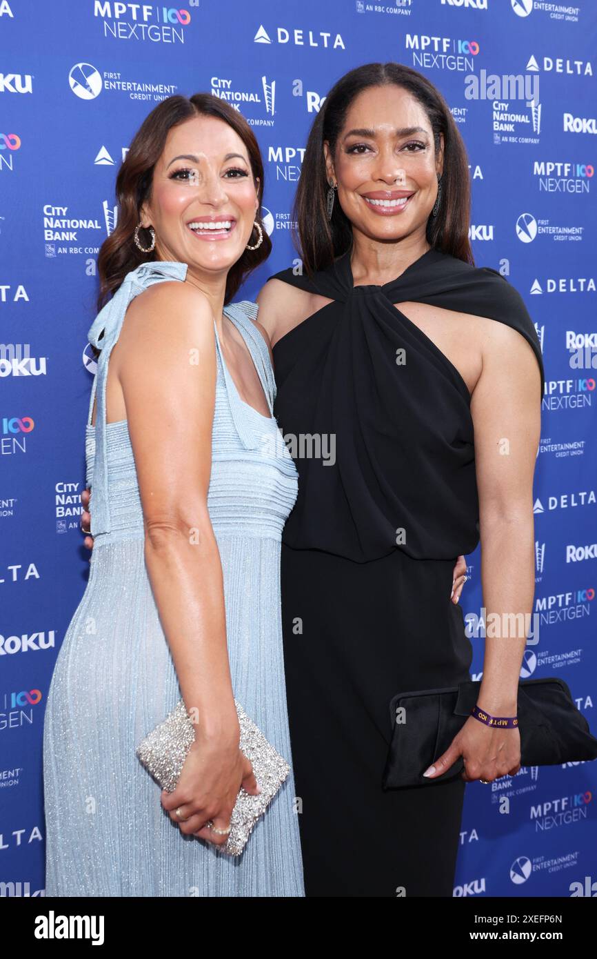 Angelique Cabral and Gina Torres attends the MPTF NexGen Annual Summer ...