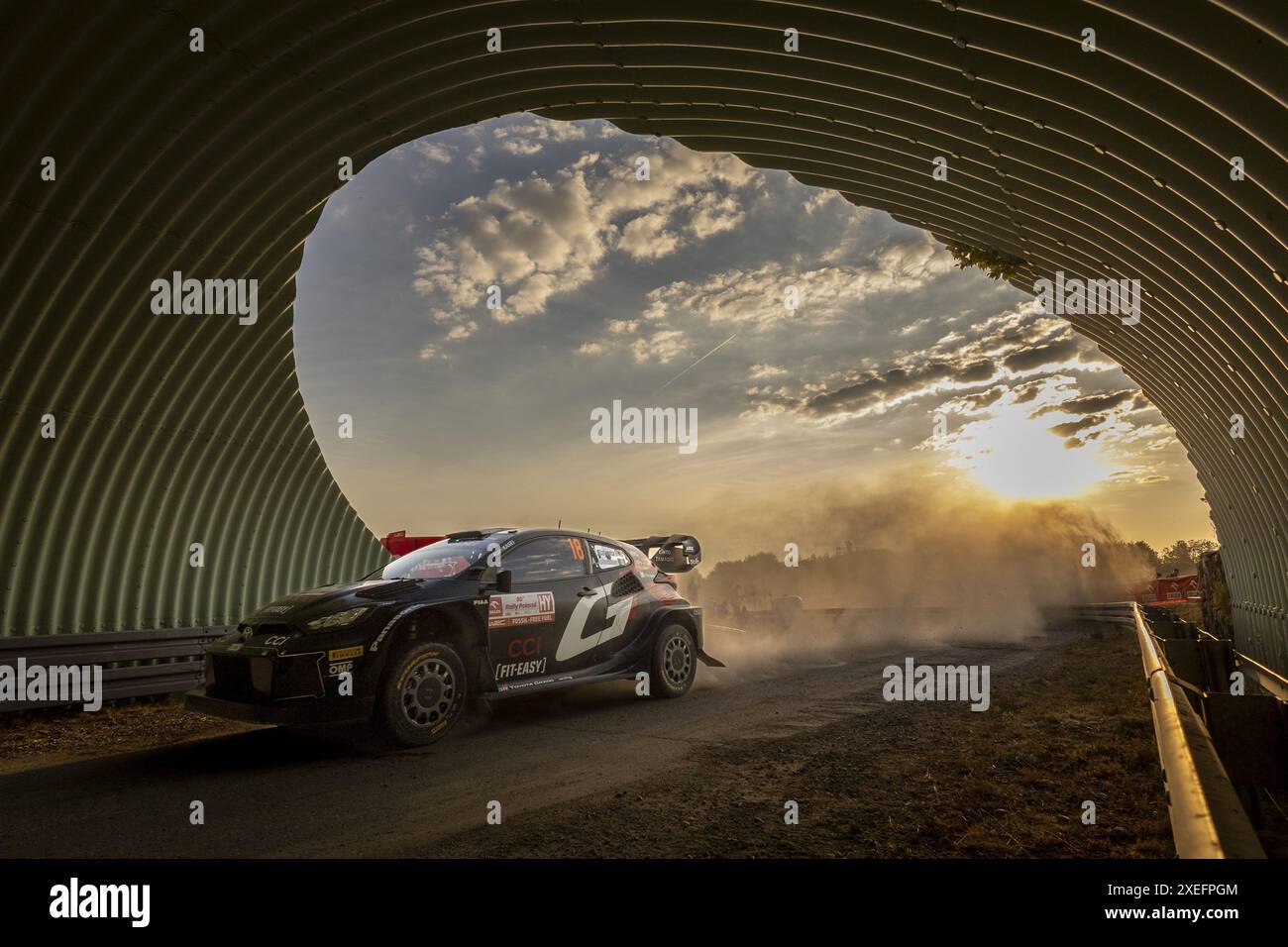 18 KATSUTA Takamoto, JOHNSTON Aaron, Toyota GR Yaris Rally1, action ...