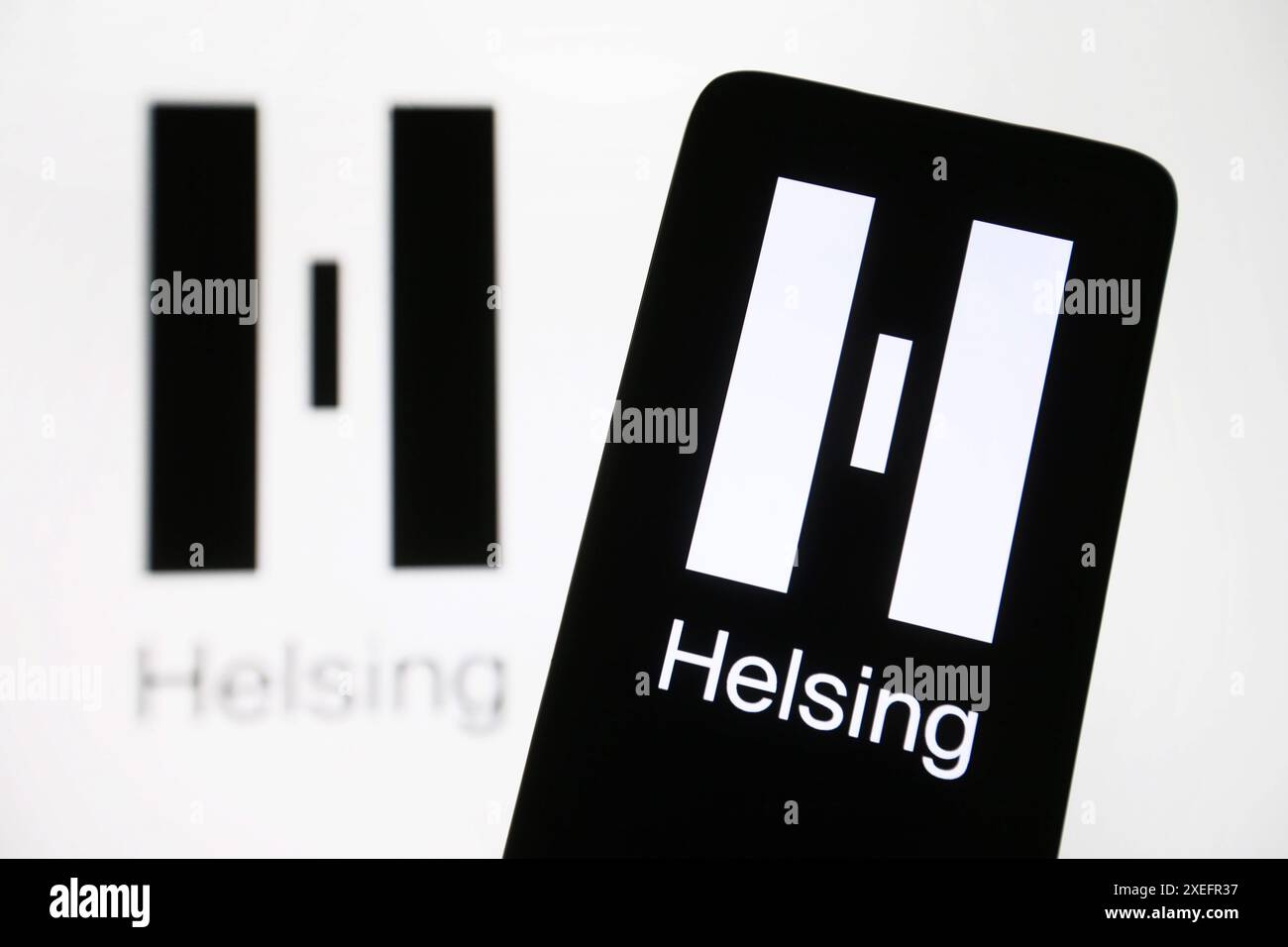 Helsing logo hi-res stock photography and images - Alamy