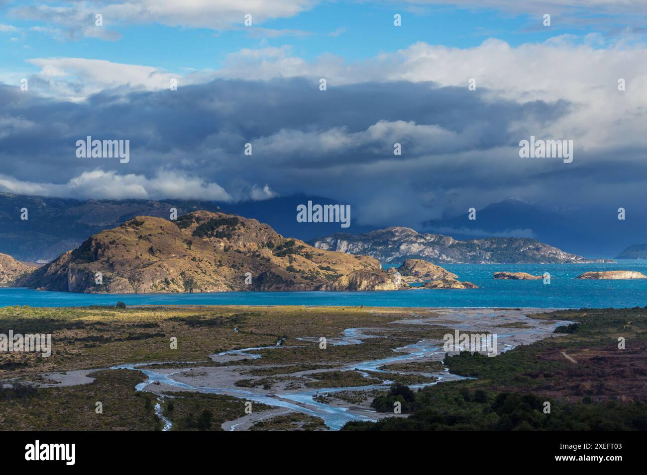 Lake General Carrera Stock Photo - Alamy