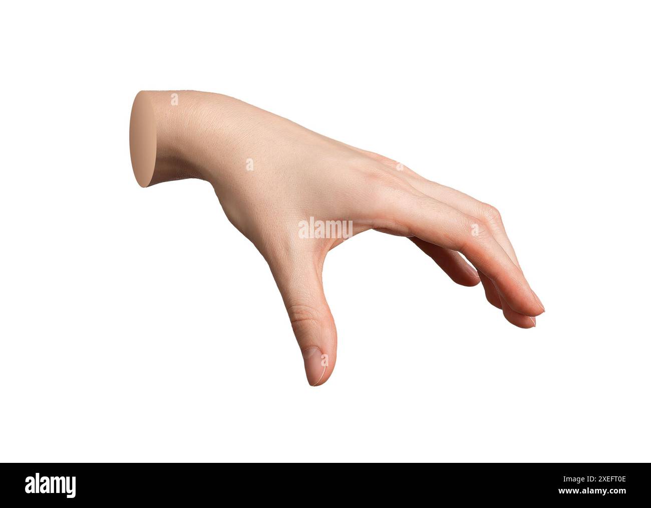 Hand gesture, sign, taking, grabbing, holding something. isolated on ...