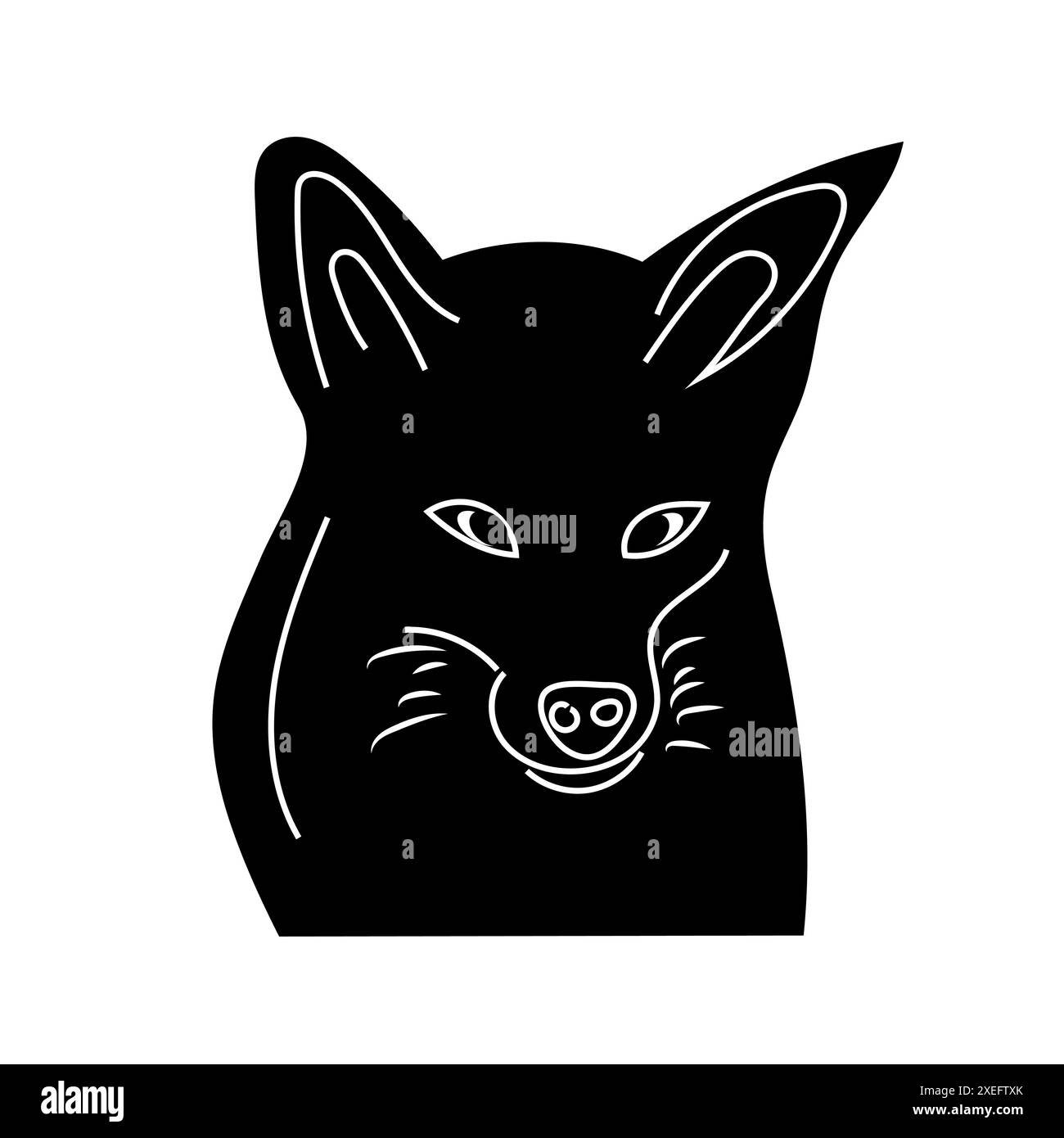 Silueta De Zorro Clip Art Zorro Illustrazioni, Vettoriali E Clipart