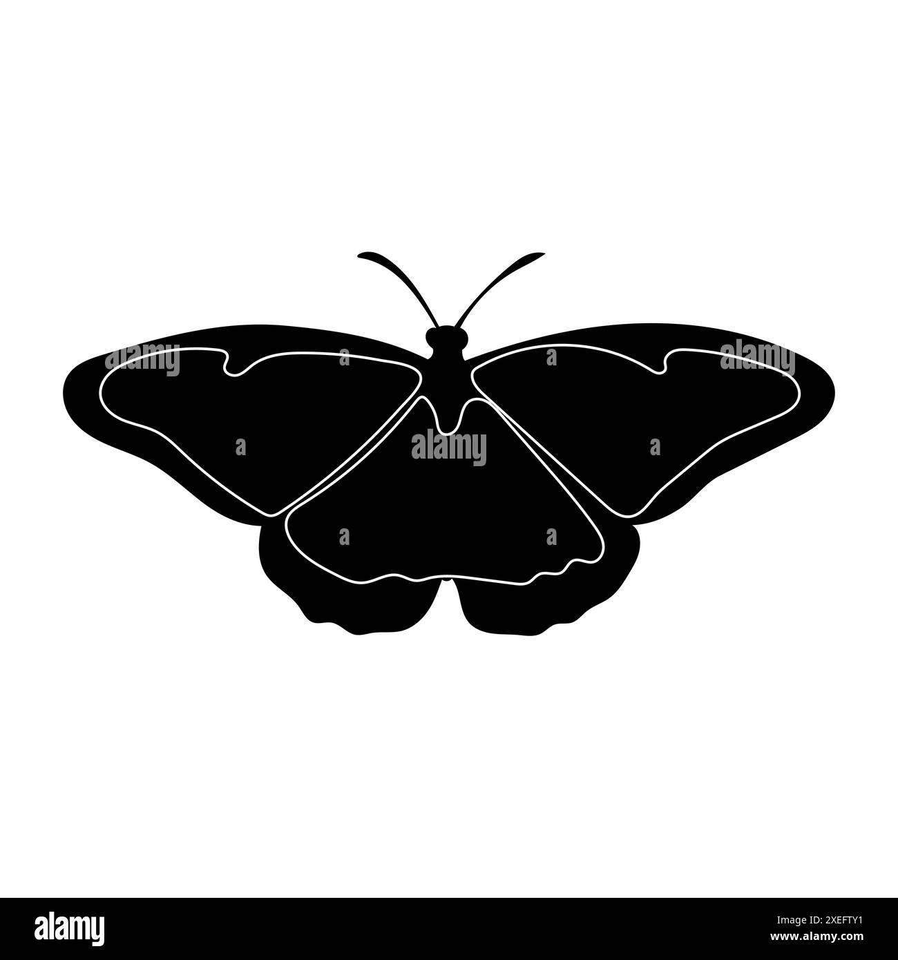 Hand Drawn icon for Butterfly Monarch Stock Vector Image & Art - Alamy