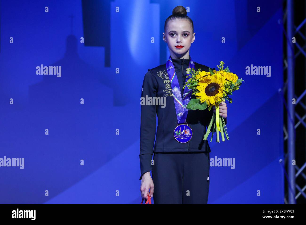 Taisiia Onofriichuk (UKR) RGI Clubs Final with a bronze medal seen ...