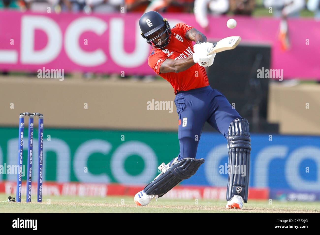 England's Jofra Archer during the 2024 ICC Men's T20 World Cup semi ...