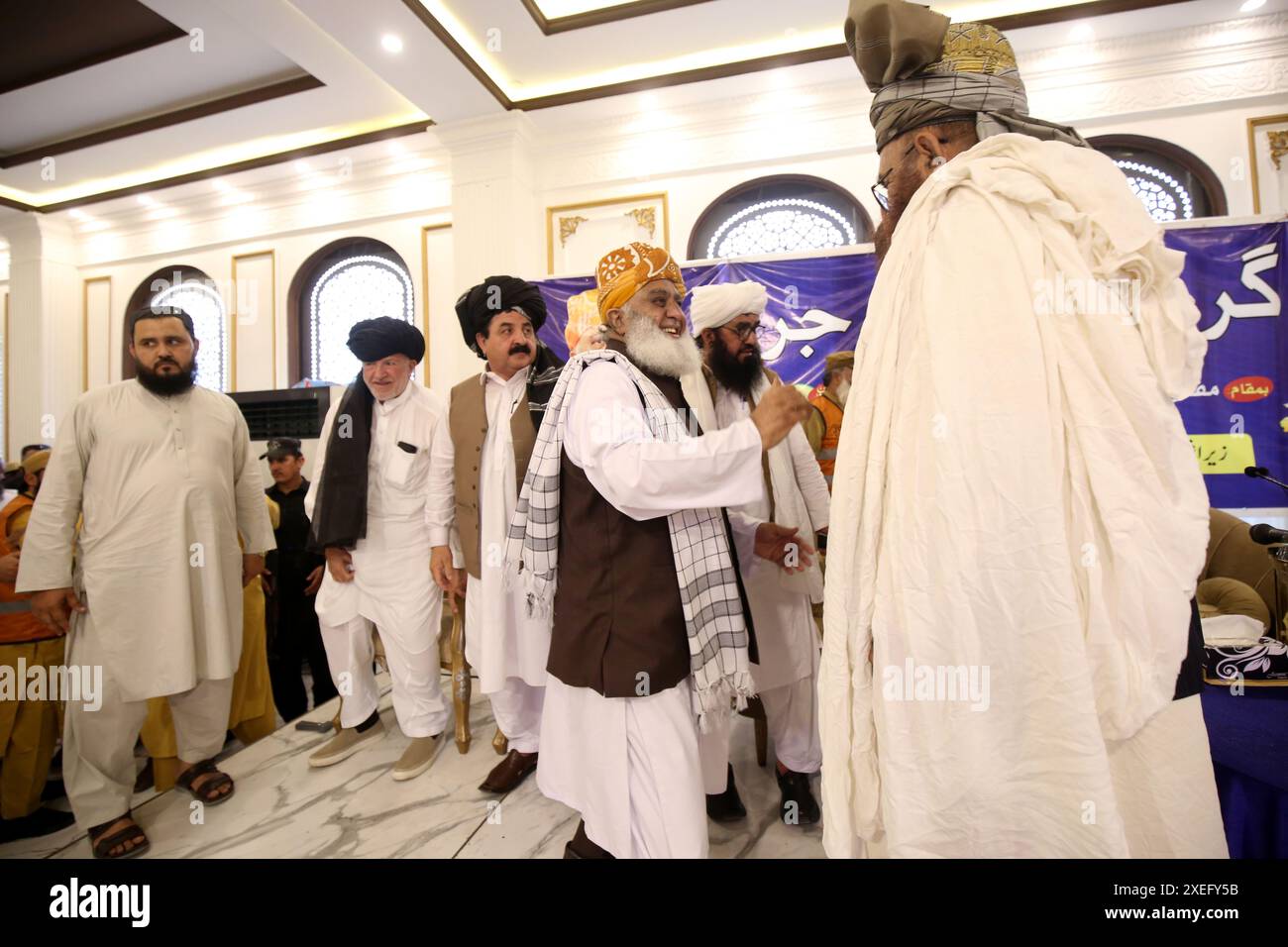 June 27, 2024, Peshawar, Peshawar, Pakistan: Tribal gathering to discuss security situation in ...