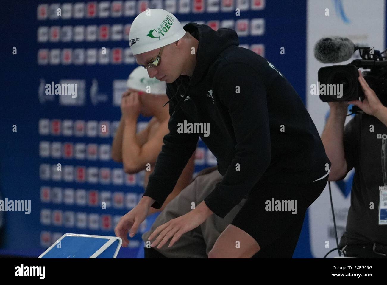MARCHAND Léon FINALE 400 M MEDLEY MEN during the French Swimming ...