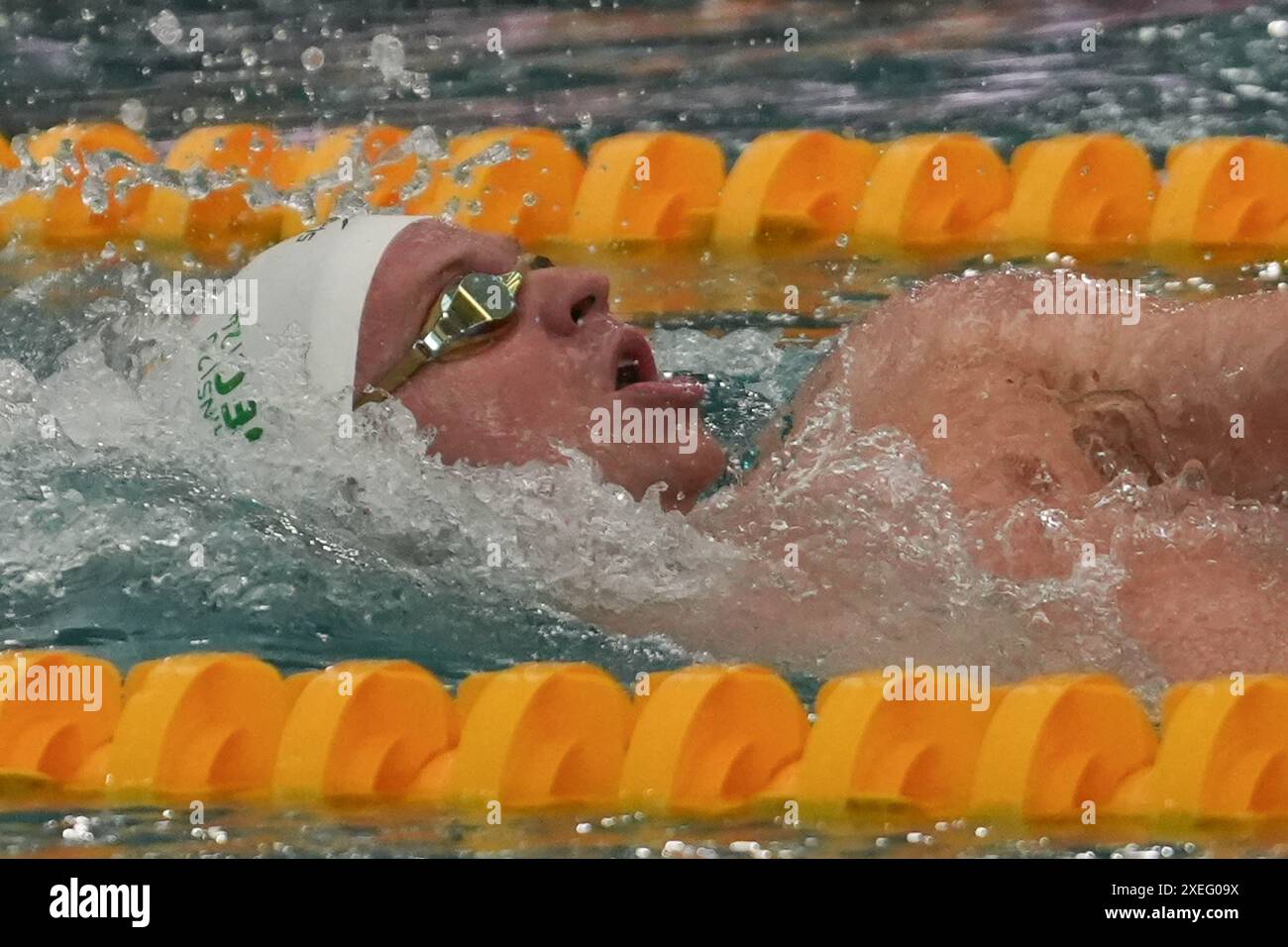 MARCHAND Léon FINALE 400 M MEDLEY MEN during the French Swimming ...