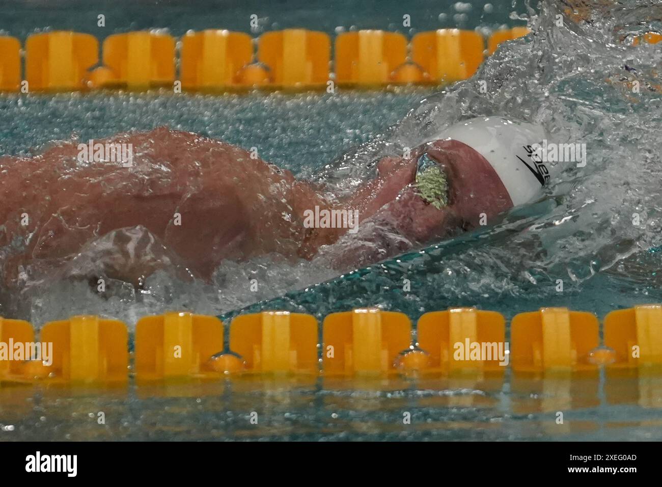 MARCHAND Léon FINALE 400 M MEDLEY MEN during the French Swimming ...