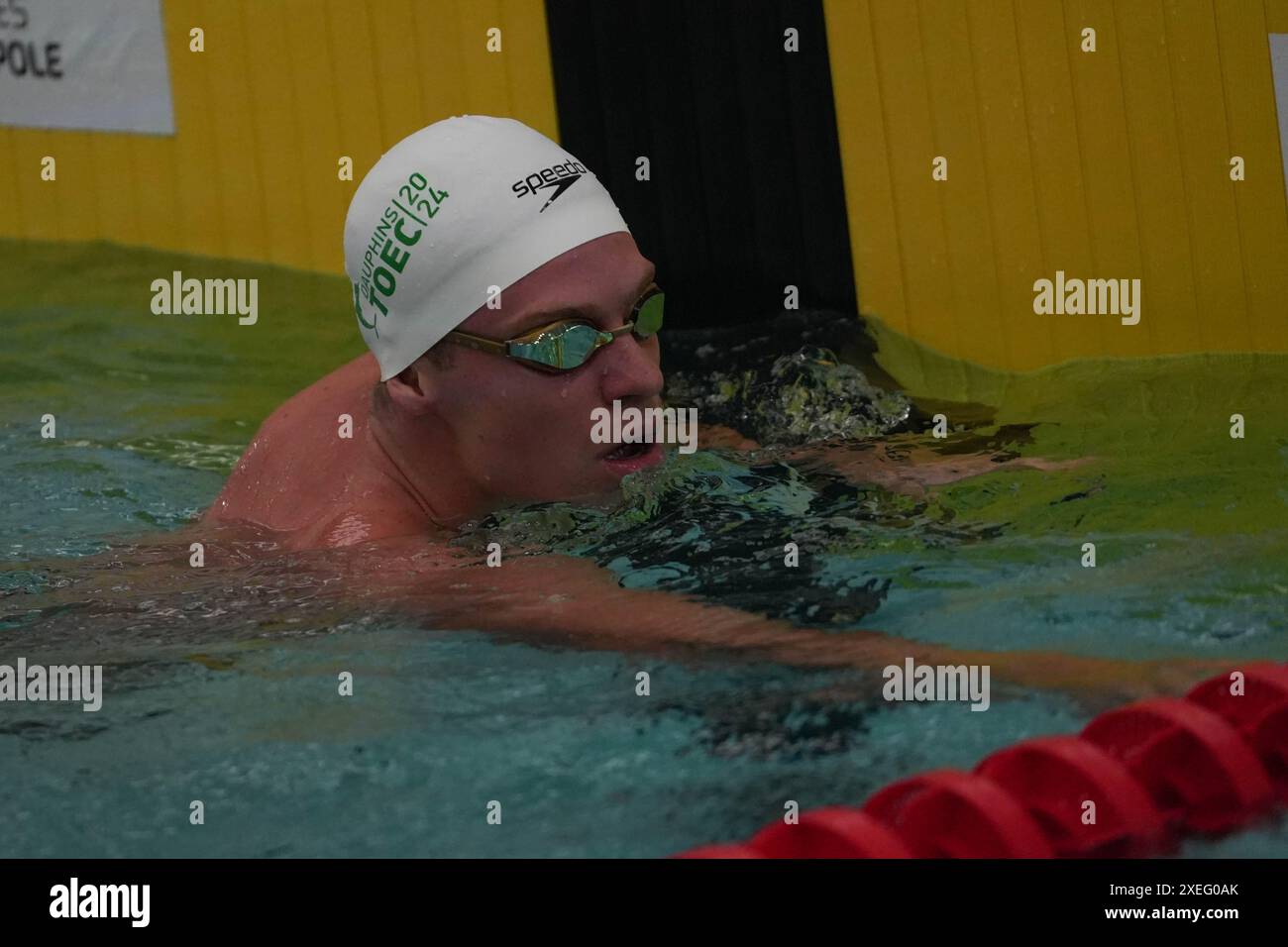 MARCHAND Léon FINALE 400 M MEDLEY MEN during the French Swimming ...