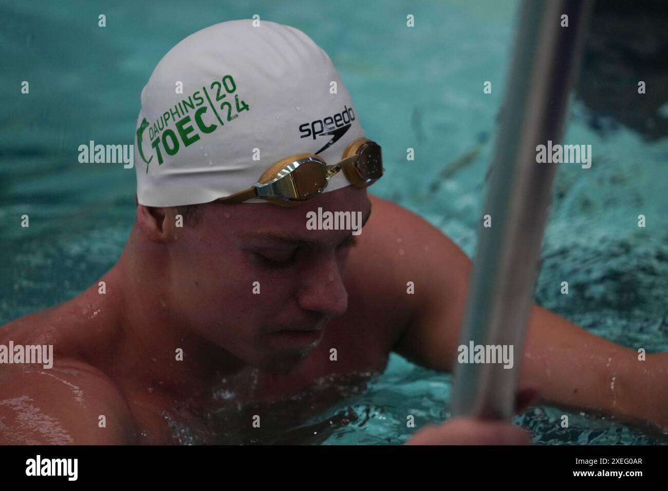 MARCHAND Léon FINALE 400 M MEDLEY MEN during the French Swimming ...
