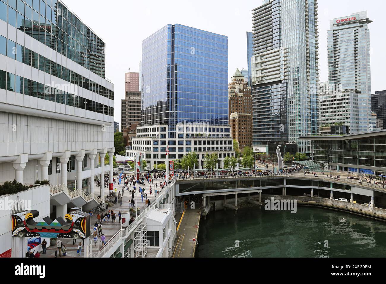 Cruise Terminal, Canada Place, Waterfront, Coal Harbour, Vancouver ...