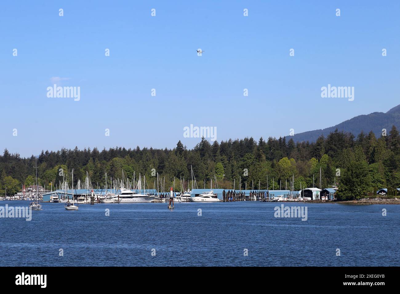 Royal Yacht Club, Stanley Park, Vancouver, Burrard Inlet, Strait of ...