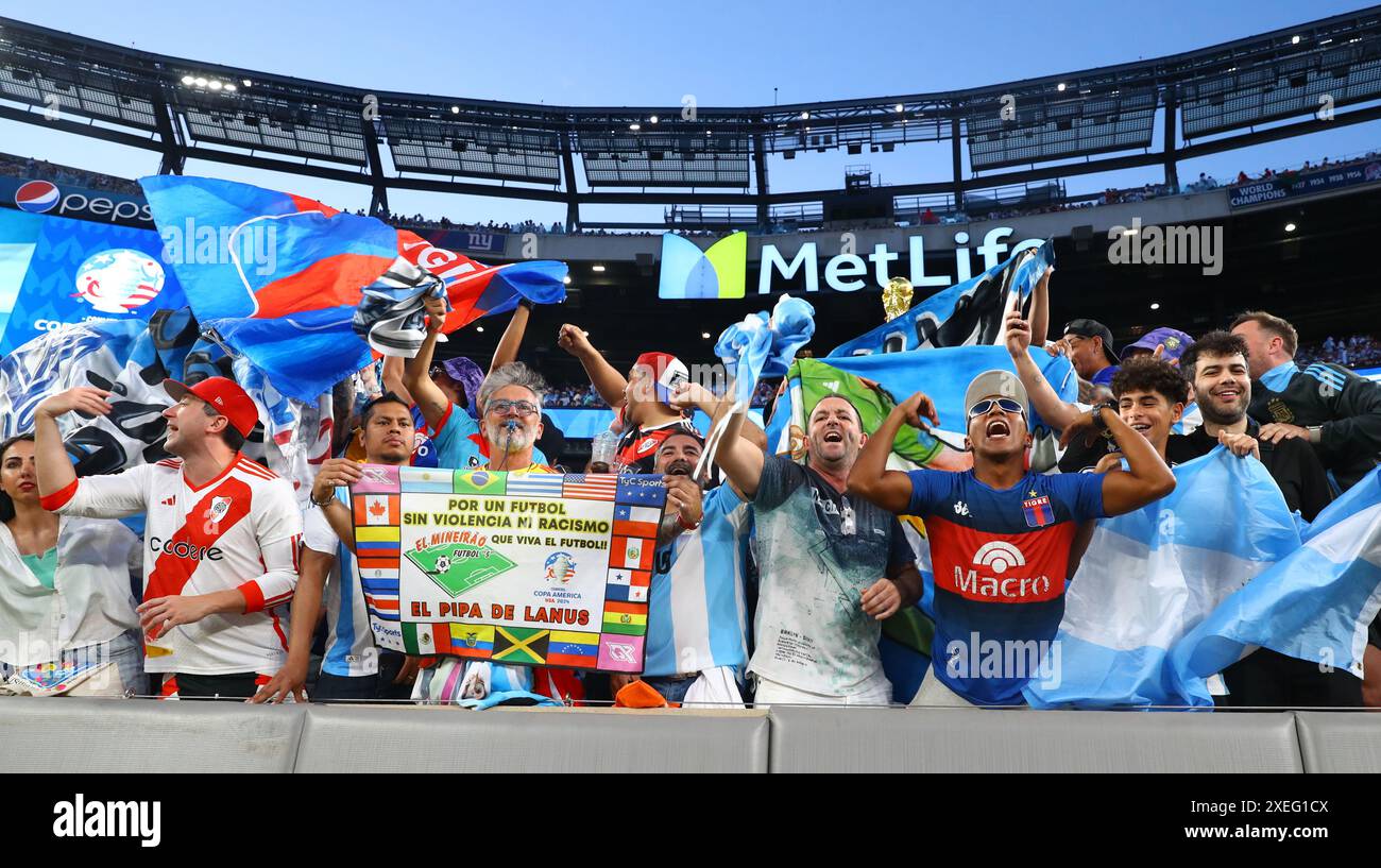 Chile and Argentina during the Copa America USA 2024, group A match ...