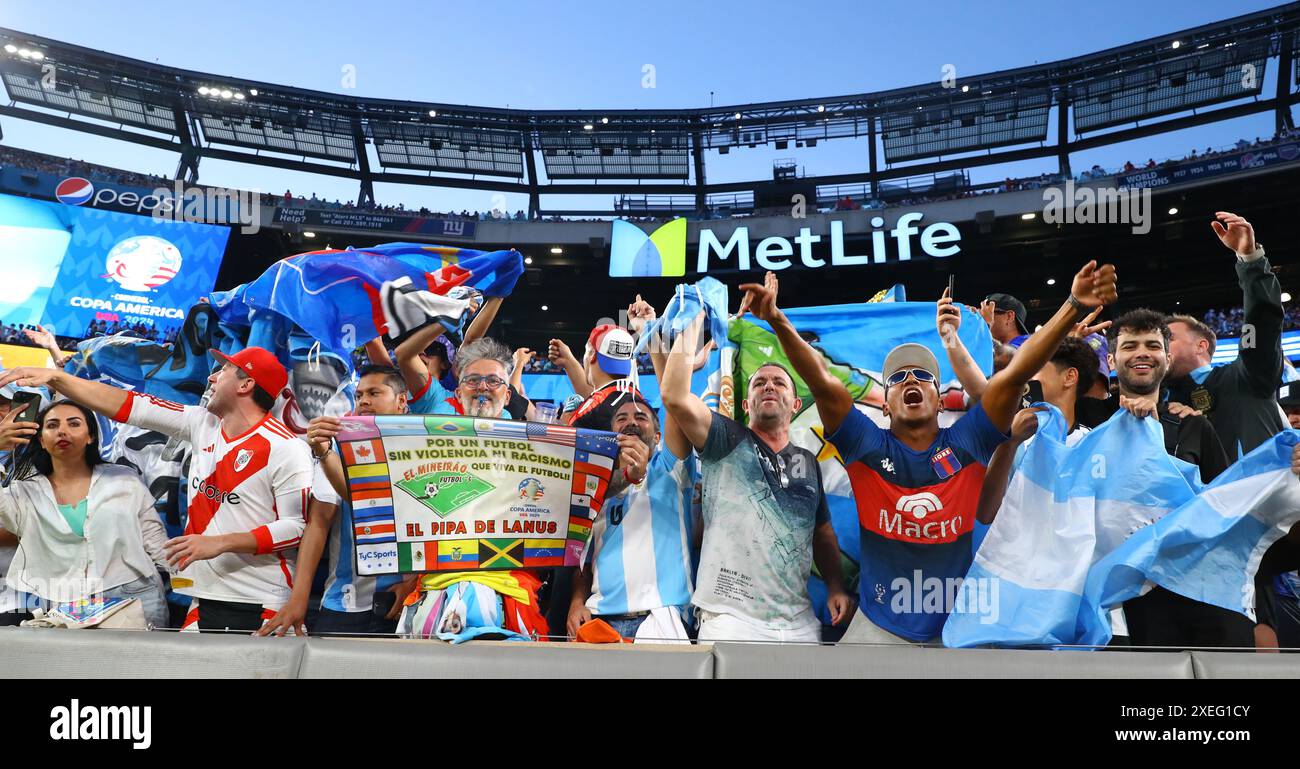 Chile and Argentina during the Copa America USA 2024, group A match ...