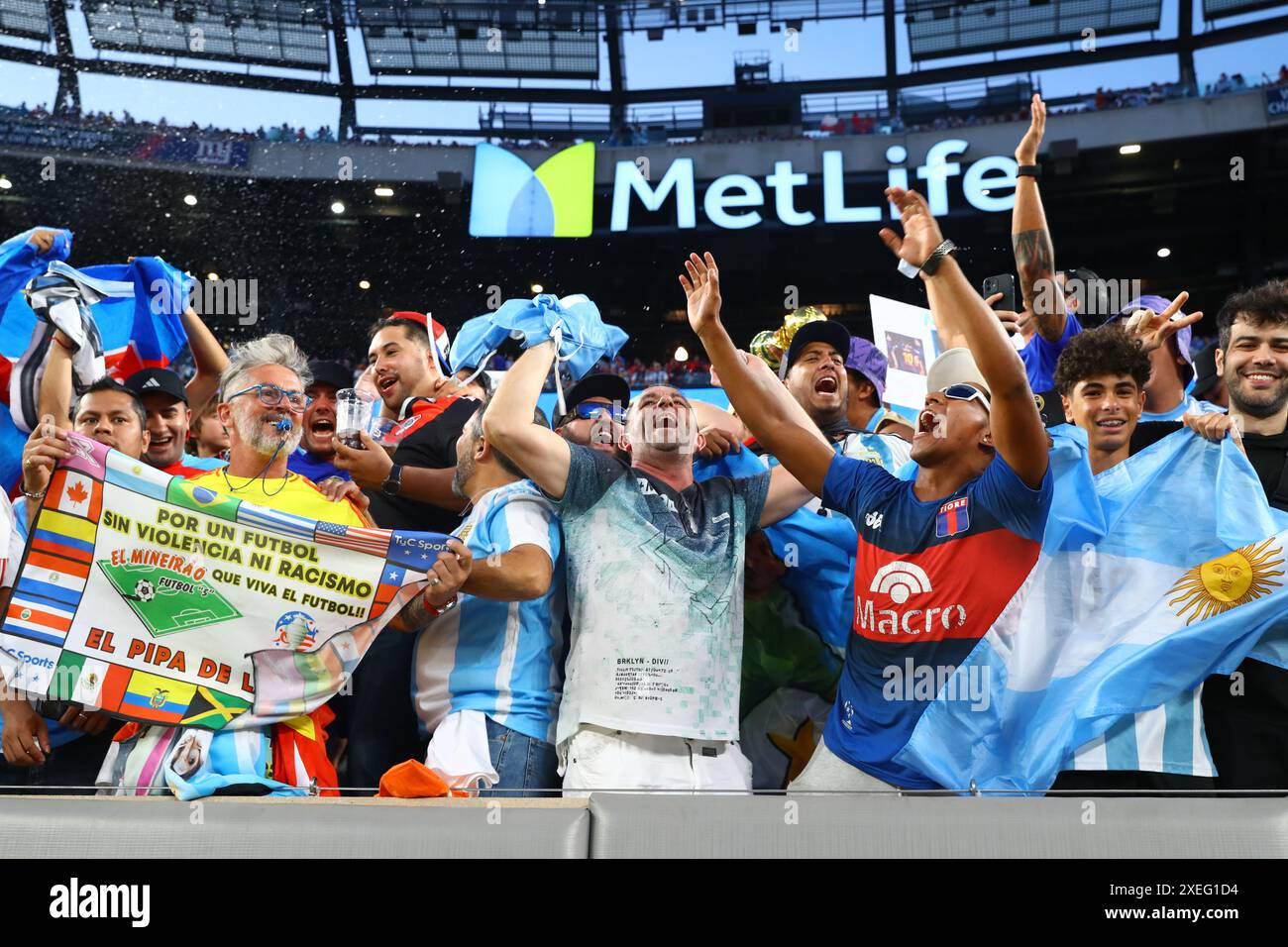 Chile and Argentina during the Copa America USA 2024, group A match ...