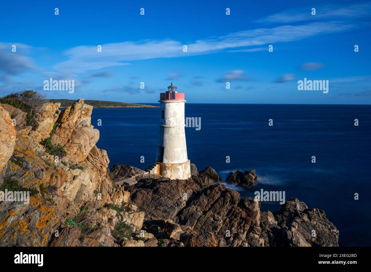 Old capo ferro lighthouse hi-res stock photography and images - Alamy