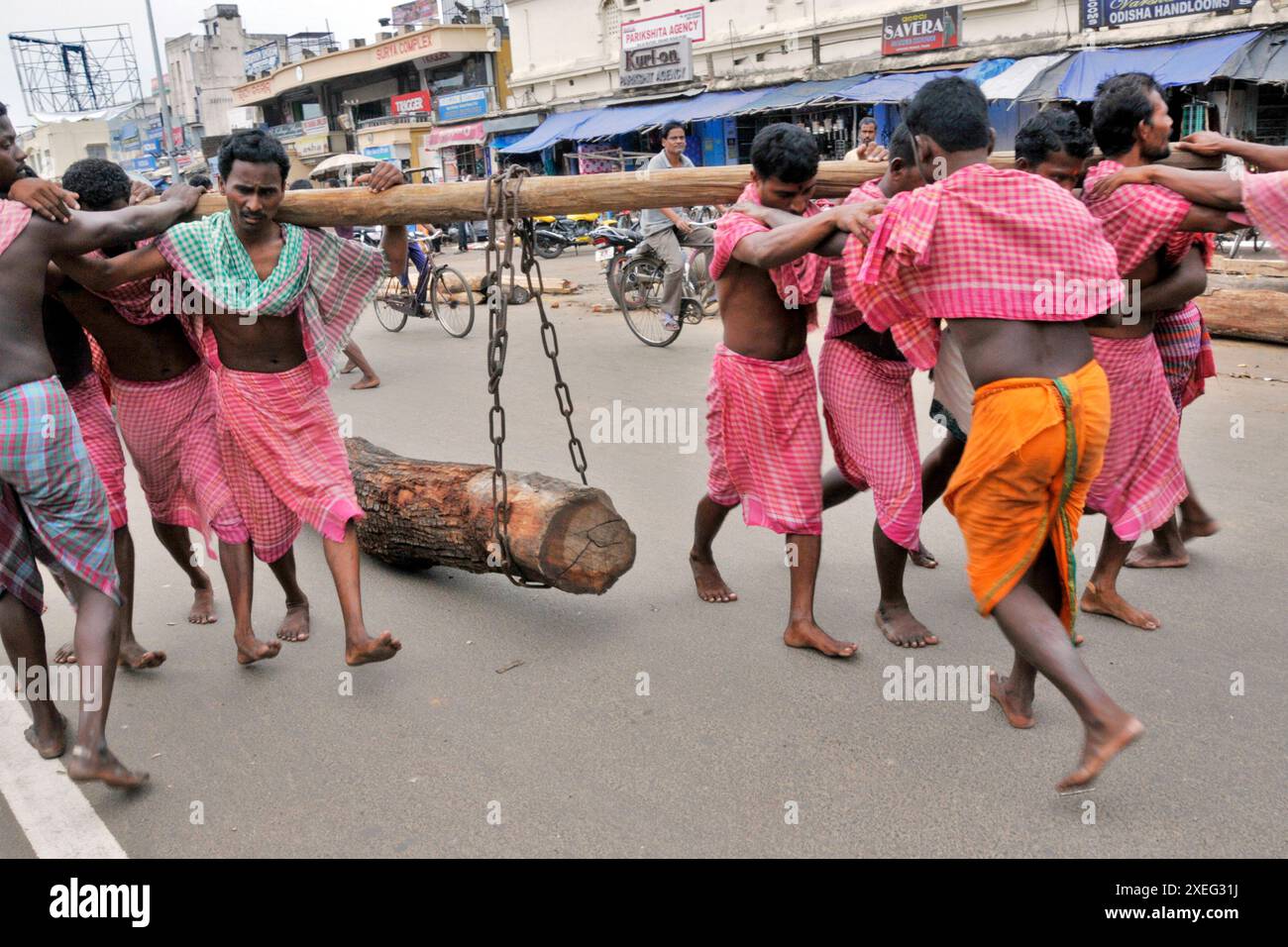 image of ratha making process with various activities like painting ...