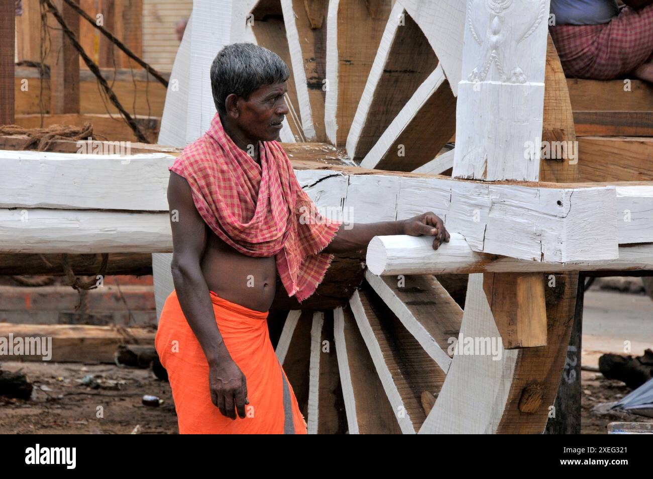 image of ratha making process with various activities like painting ...