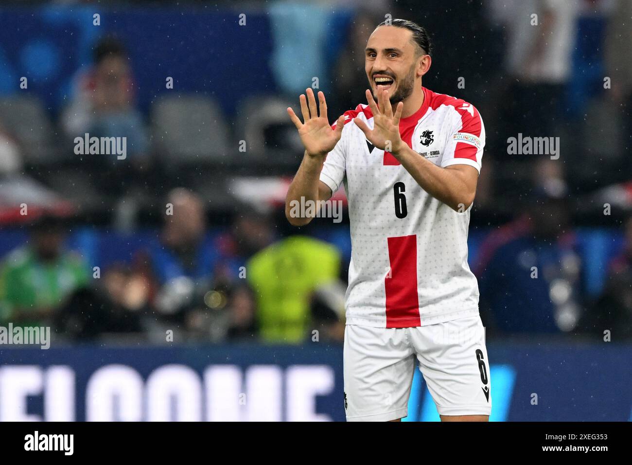 Dortmund - Giorgi Kochorashvili of Georgia during the UEFA EURO 2024 ...