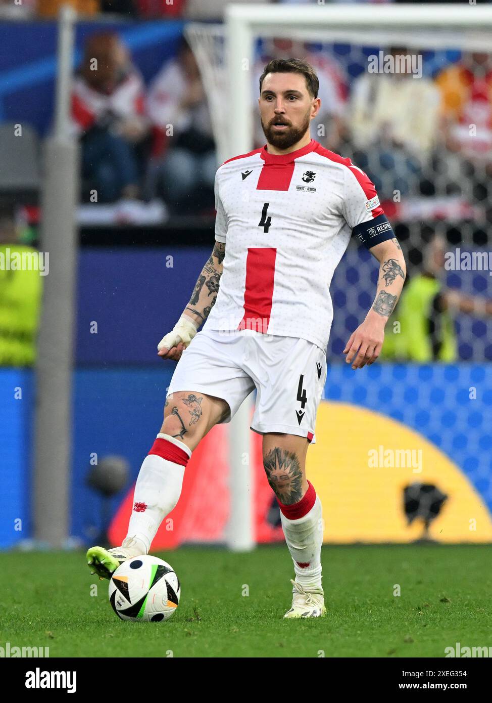 Dortmund - Guram Kashia of Georgie during the UEFA EURO 2024 group F ...