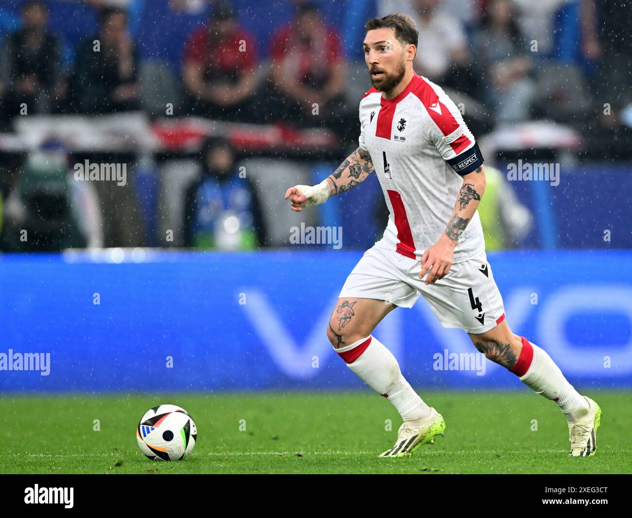 Dortmund - Guram Kashia of Georgie during the UEFA EURO 2024 group F ...
