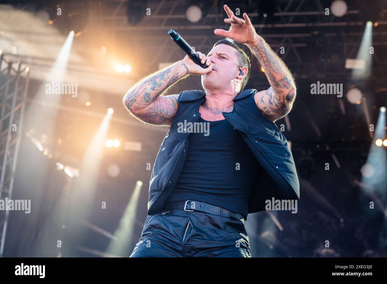 Oslo, Norway. 26th, June 2024. The Australian metalcore band Parkway ...
