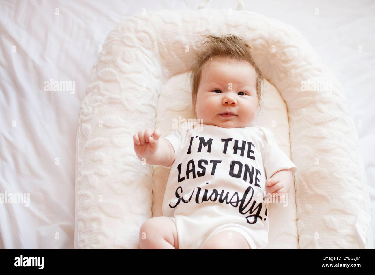 Last baby in a family concept. I'm the last one, seriously. Having big ...