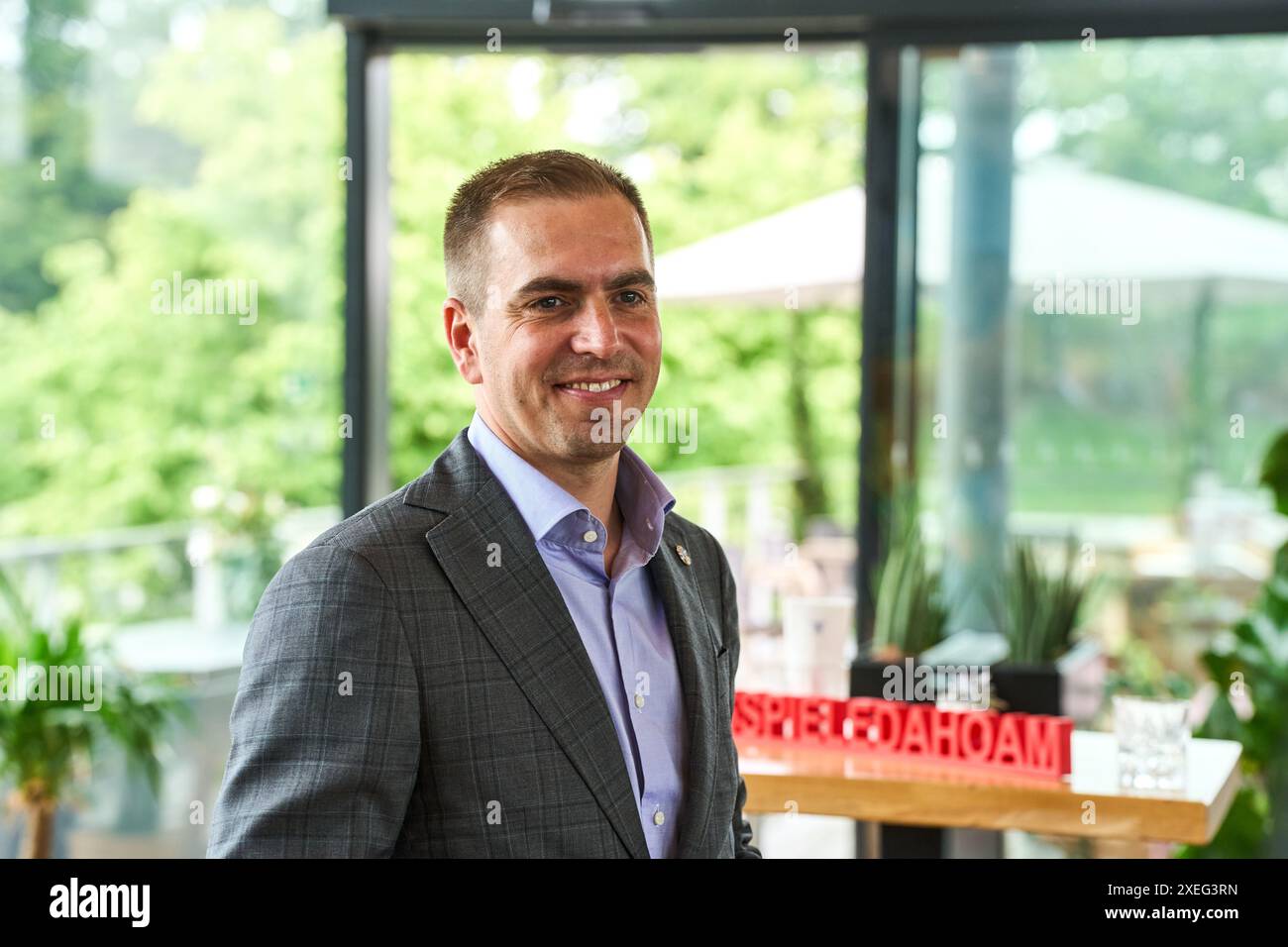 Munich, Bavaria, Germany - June 3, 2024: Philipp Lahm European ... Munich, Bavaria, Germany - June 3, 2024: Philipp Lahm European ...