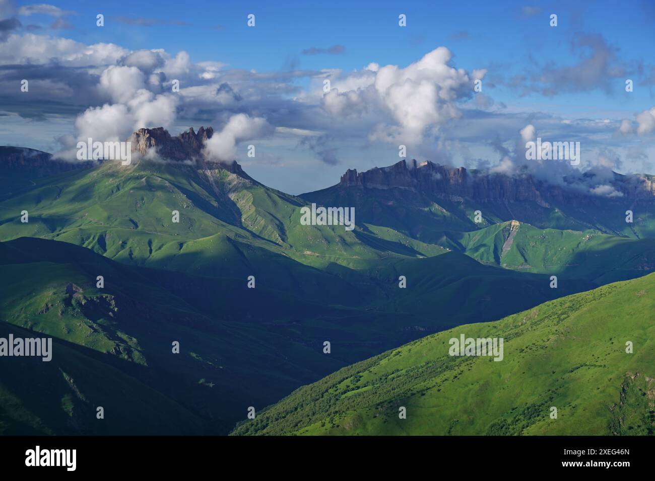 Summer morning in caucasus hi-res stock photography and images - Alamy