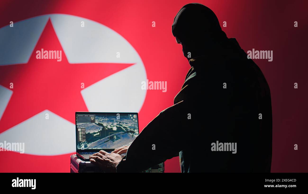 North Korea air defense operator uses radar system to detect incoming ...