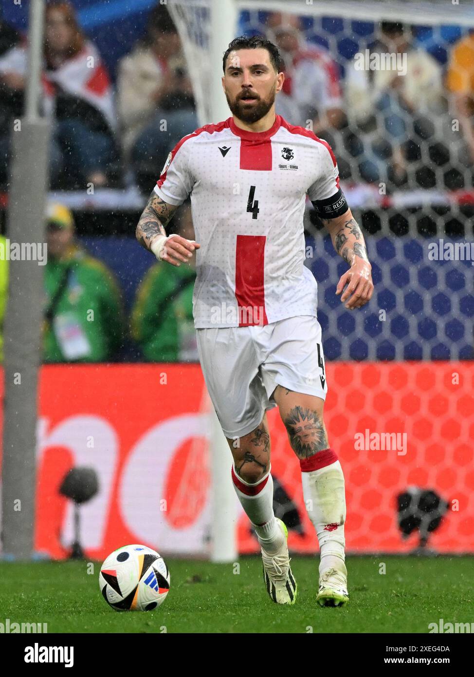 Dortmund - Guram Kashia of Georgie during the UEFA EURO 2024 group F ...