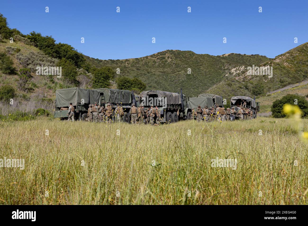 U.S. Marines and Sailors with 7th Engineer Support Battalion, 1st ...