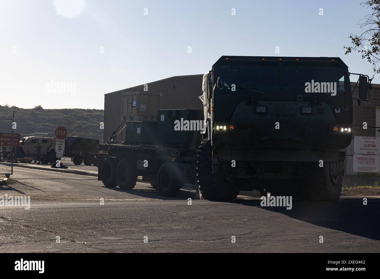 U.S. Marines and Sailors with 7th Engineer Support Battalion, 1st ...