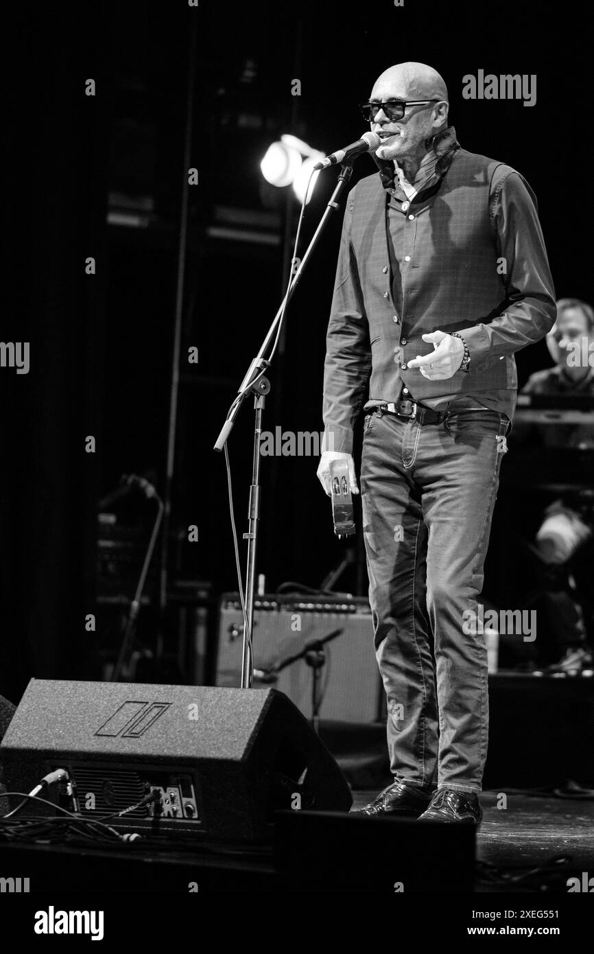 Garry Christian of the musical group The Christians performs on stage ...