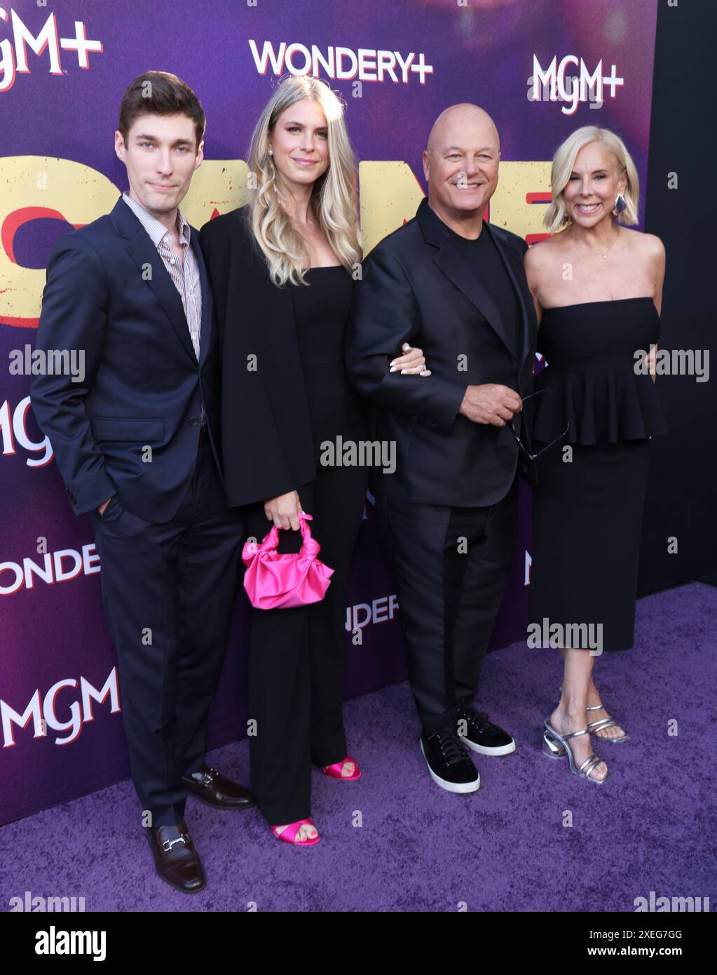 Michael Chiklis and Michelle Moran attends the premiere for MGM+'s ...