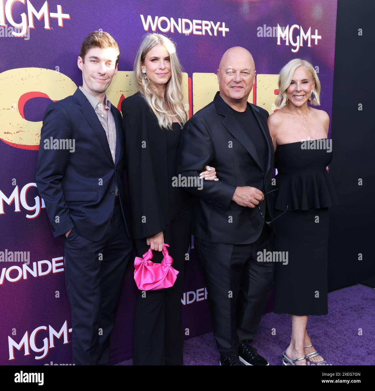 Michael Chiklis and Michelle Moran attends the premiere for MGM+'s ...