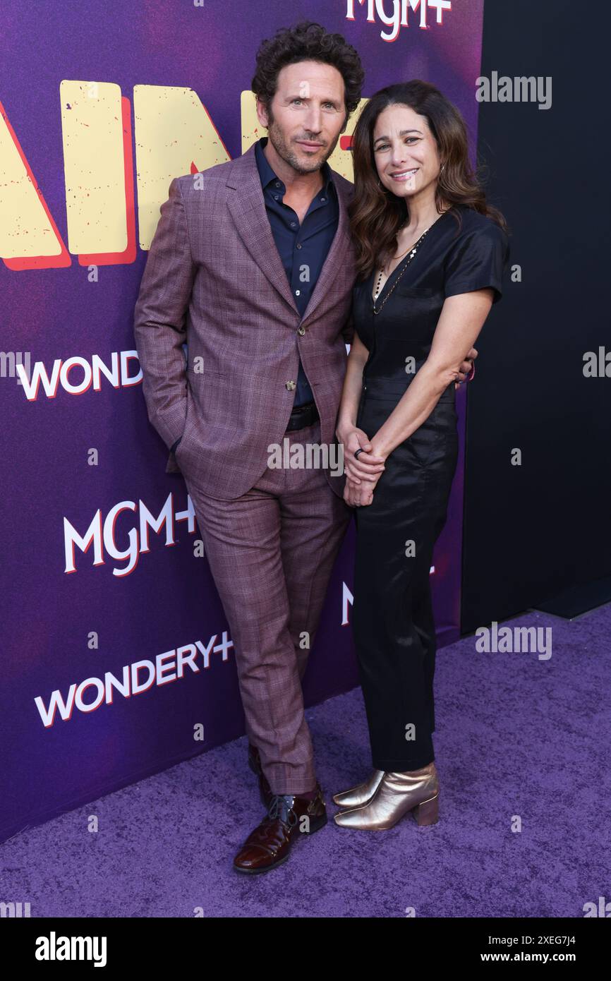 Mark Feuerstein and Dana Klein attends the premiere for MGM+'s "Hotel ...