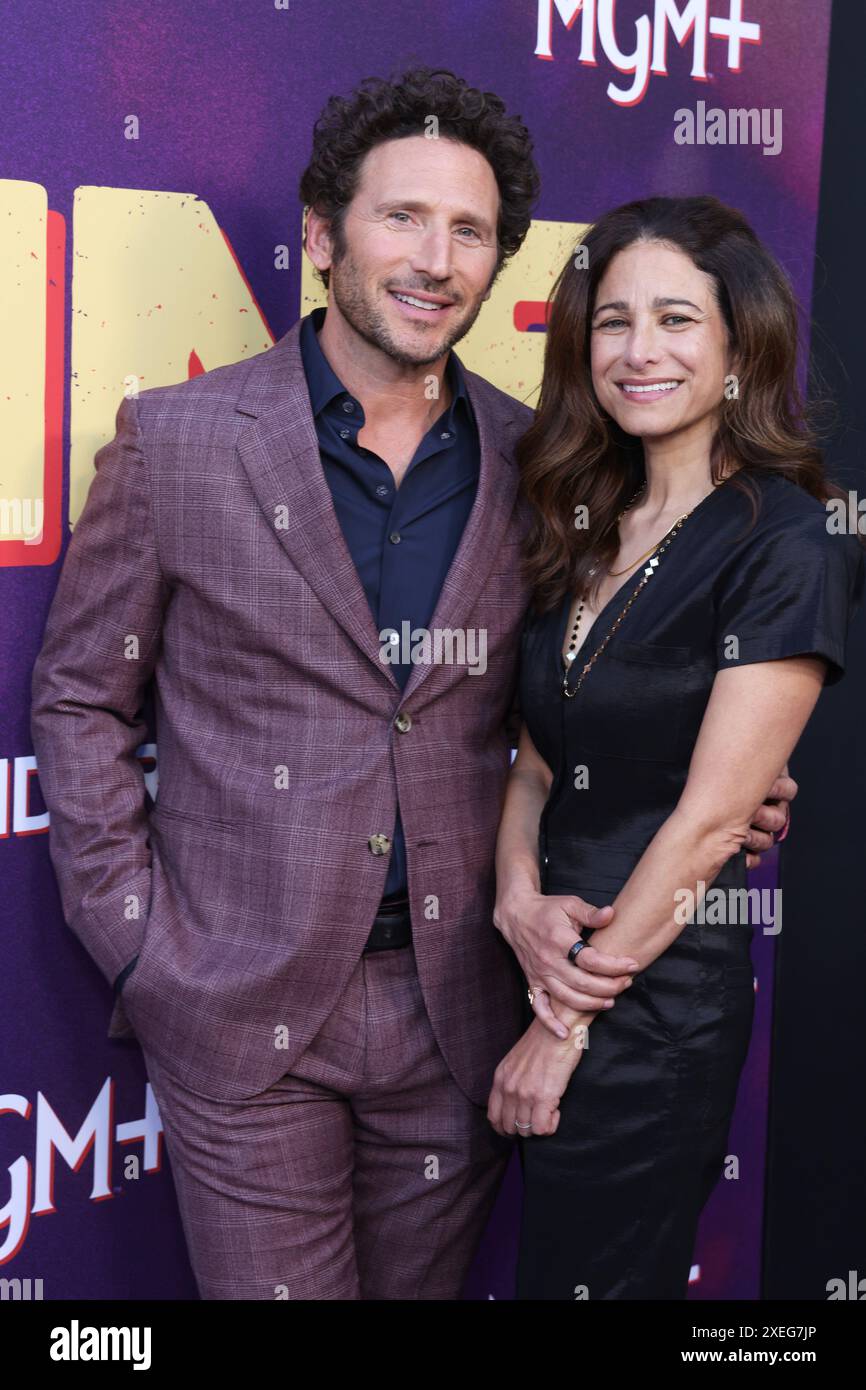 Mark Feuerstein and Dana Klein attends the premiere for MGM+'s "Hotel ...
