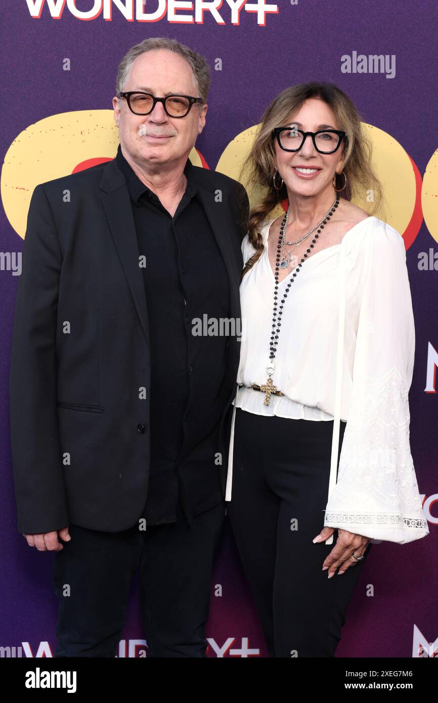 Mark Isham and Donna Isham attends the premiere for MGM+'s "Hotel ...