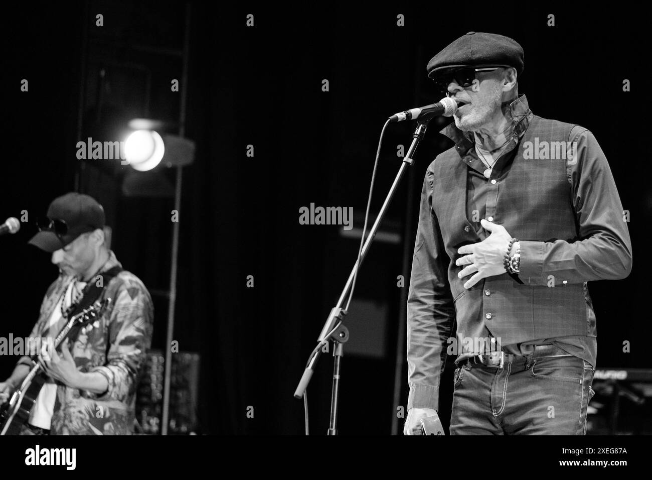 Madrid, Spain. 27th June, 2024. Garry Christian of the musical group ...