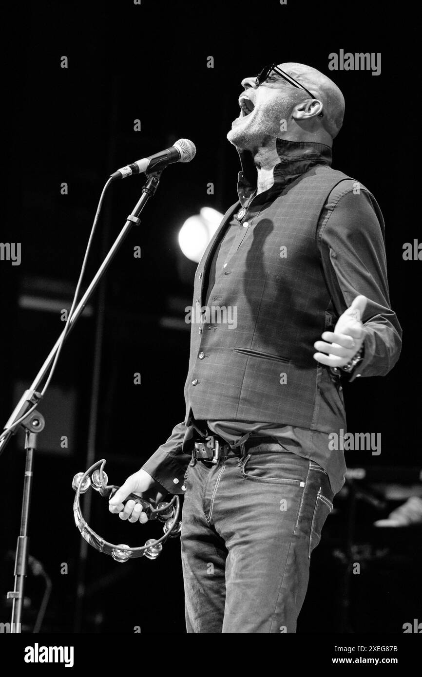 Madrid, Spain. 27th June, 2024. Garry Christian of the musical group ...