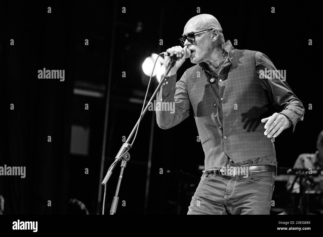 Madrid, Spain. 27th June, 2024. Garry Christian of the musical group ...